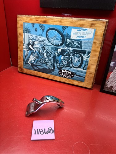 Harley Dyna Mid Control Foot Peg Brake Side Pedal Mount Pivot Chrome 91 ...