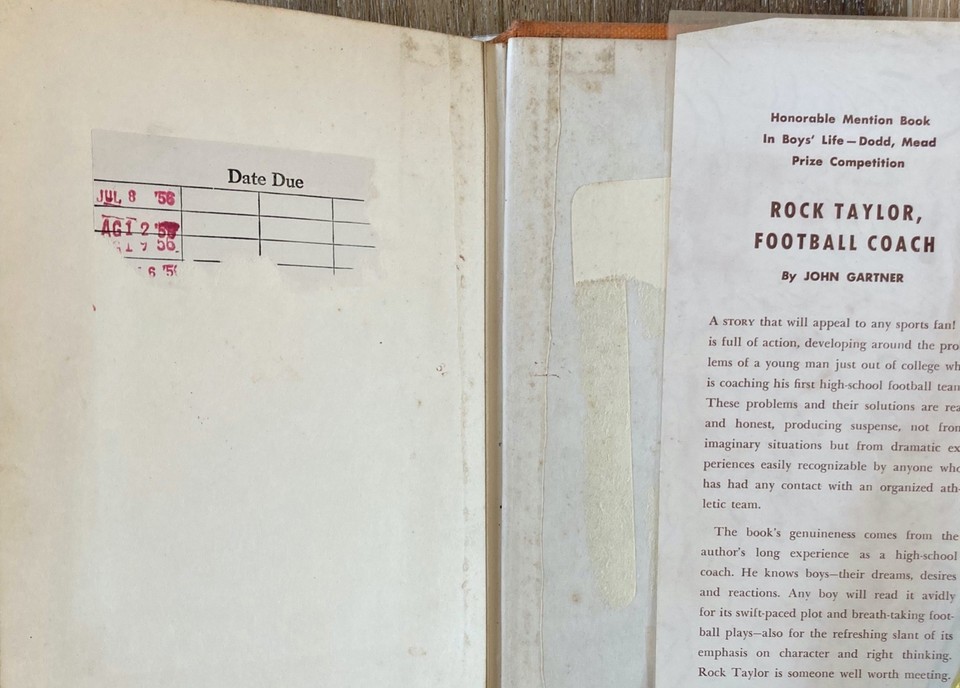 Sons of Mercury A Rock Taylor Sports Story John Gartner 1956 Hardcover ...