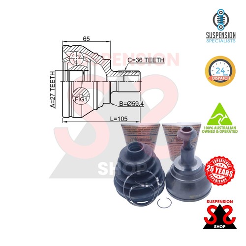 Front Axle Cv Joint Kit, Drive Shaft Suit VW Golf 2.0 GTI 3C0498099 ...