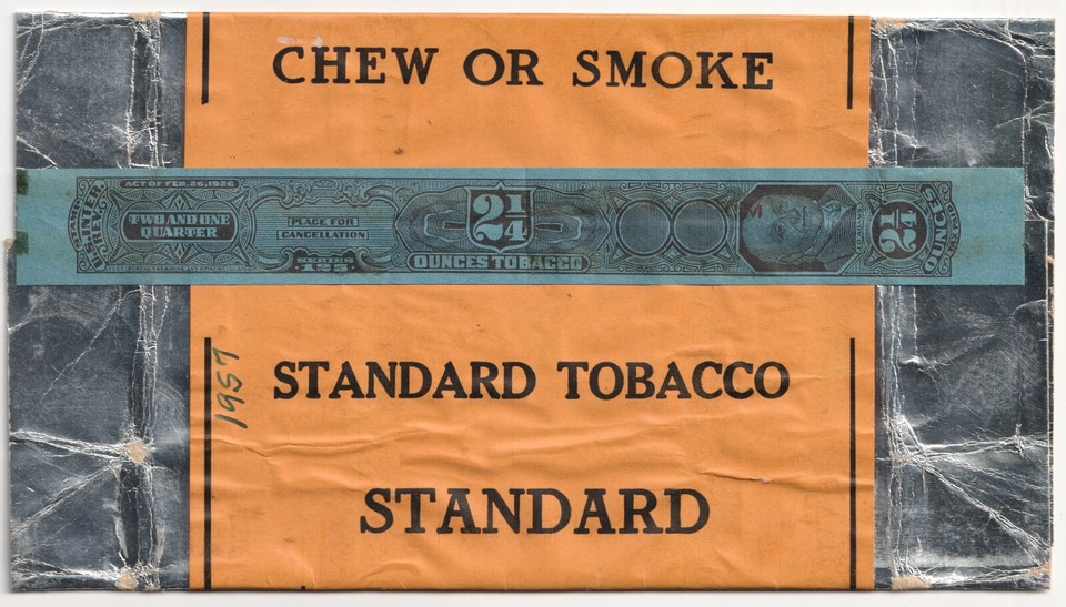 TG980 series 125 tax paid original Standard American Tobacco Wrapper F ...