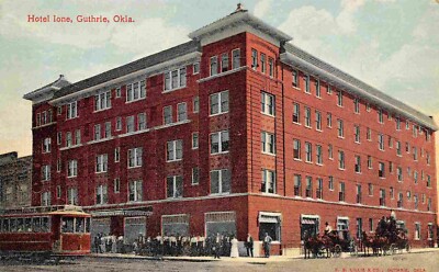 Hotel Ione Guthrie Oklahoma 1910c postcard | eBay