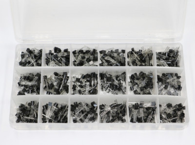 900 Pcs 18 Specifications Transistor Package Component Box A1015-2N5551 ...