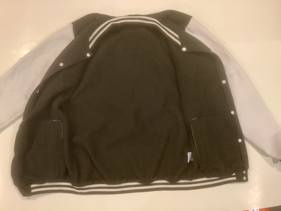 Overwatch Genji Varsity Jacket Black w/ White Sleeves - Kids Small | eBay