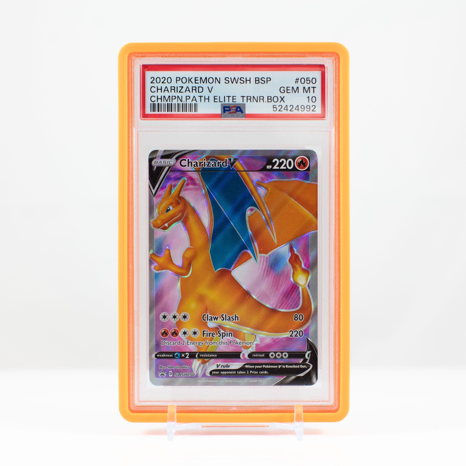 Charizard V 2020 Sword & Shield: Champion's Path #SWSH050 Elite Trainer ...