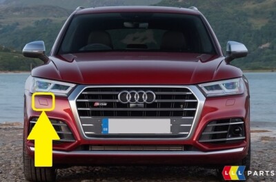 2018 Audi SQ5 18- Front Bumper Headlight Washer Cover Cap Right O/S ...