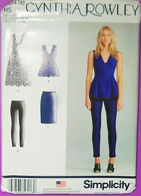 Simplicity 1104 / S0416 Women's Sizes 6-14 Tops and Bottoms Pattern ...
