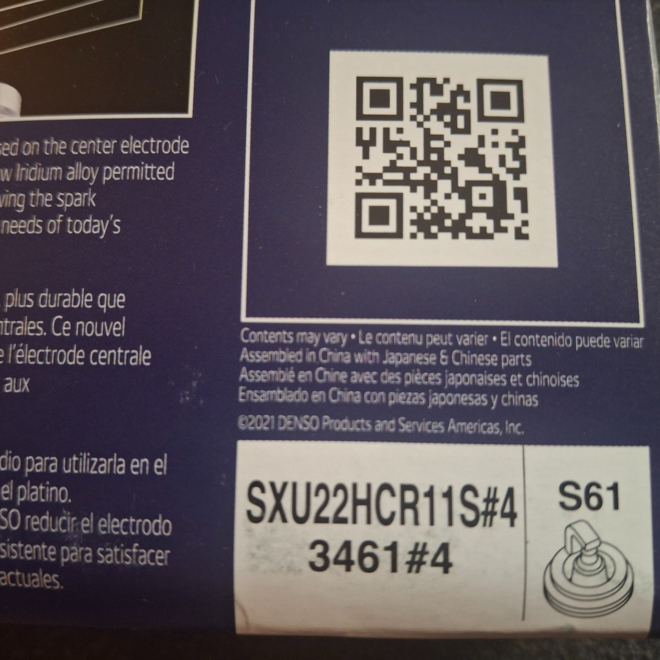 6 Pc 3461 Denso Iridium Long Life Spark Plugs for 2017 KIA SPORTAGE L4 ...