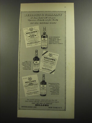 1952 Bellows Ad - Scotch, Partner's Choice Whiskey and Club Special ...