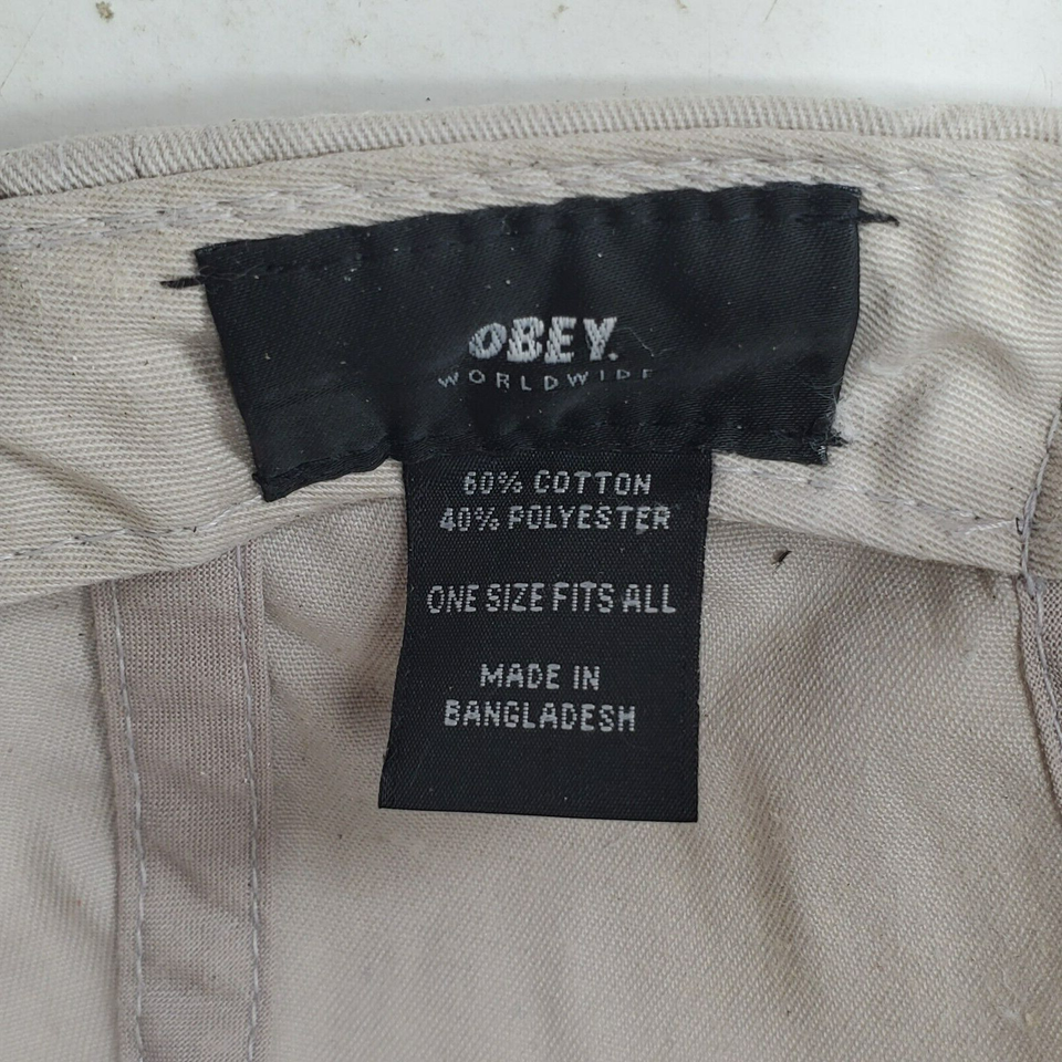 Official Obey Worldwide Propaganda Logo Patch Snapback Hat Baseball Cap ...