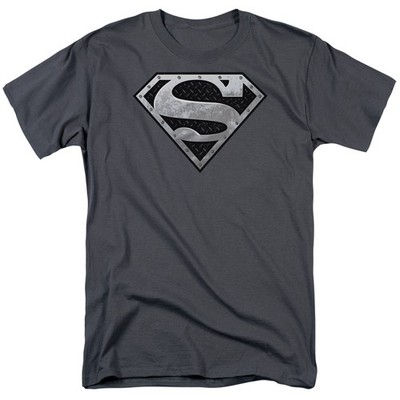DC Comics - Superman - Scudo Super Metallico - T-Shirt Unisex Adulta ...
