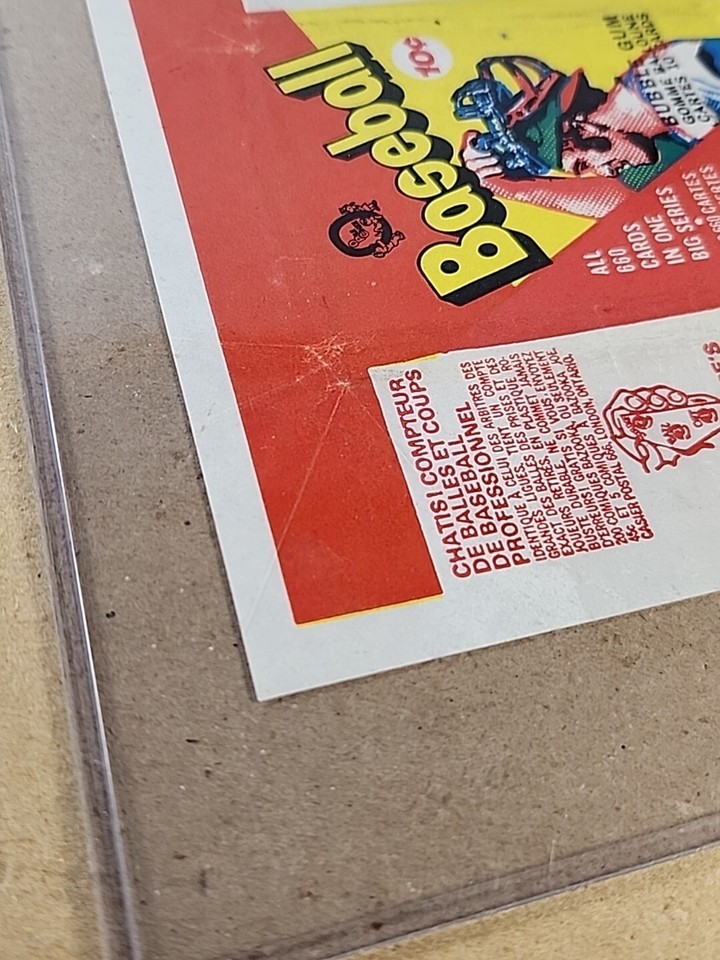 1973 Topps Baseball Wax Pack WRAPPER Catcher - Umpire's Ball & Strike ...