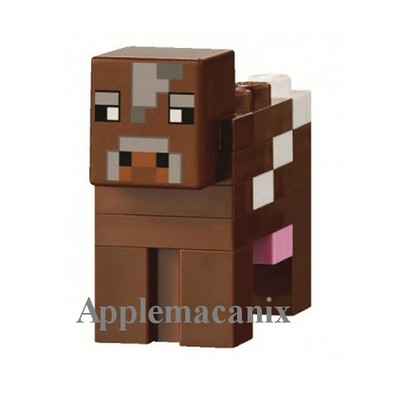NEW LEGO 21114 Minecraft The Farm BROWN COW Animal Mob Minifigure ...