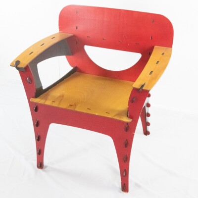 Mid Century Modern Puzzle Chair by David Kawecki | eBay