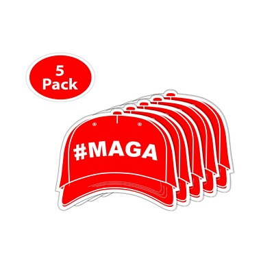 5-Pack Refrigerator Magnets #MAGA Red Hat Donald Trump For President ...