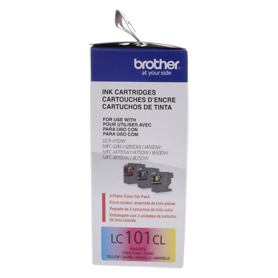 Brother 6858794 LC101-3PKS Combo Pack Ink Standard Yield (3x 300 Yield ...