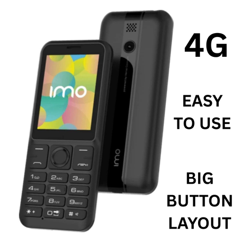 IMO DASH 4G - Mobile Phone - Unlocked - BIG Button Easy to use | eBay UK