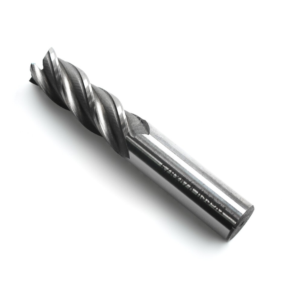 6Pcs HSS CNC 4 Flute Spiral Bit End Mill Cutter set 1/8"-5/8" Shank | eBay