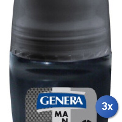 3x Genera Deodorante Roll-On 50 Ml. Man Blue Water Made In Italy | eBay