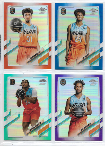 2021-22 Topps CHROME Basketball card lot of 4, ROOKIE REFRACTORS ...
