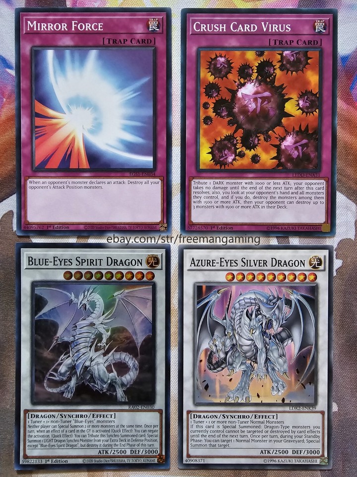 Yugioh Seto Kaiba Deck 49 Cards Blue-Eyes White Dragon Alternative ...