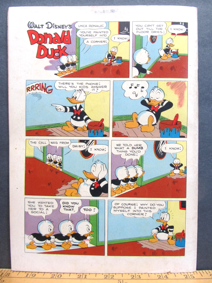 Donald Duck and the Gilded Man comic book #422, 1952 Walt Disney | eBay