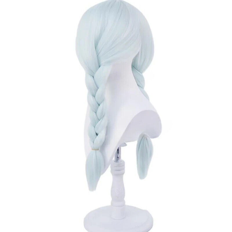 Jujutsu Kaisen Cartoon Cosplay Costume Long Hair Wig Anime Light Cyan ...