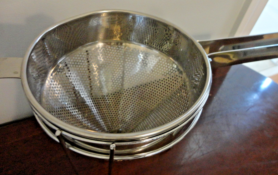 STAINLESS STEEL 1.5 MM FINE MESH STRAIN CONE STRAINER WITHOUT PESTLE | eBay