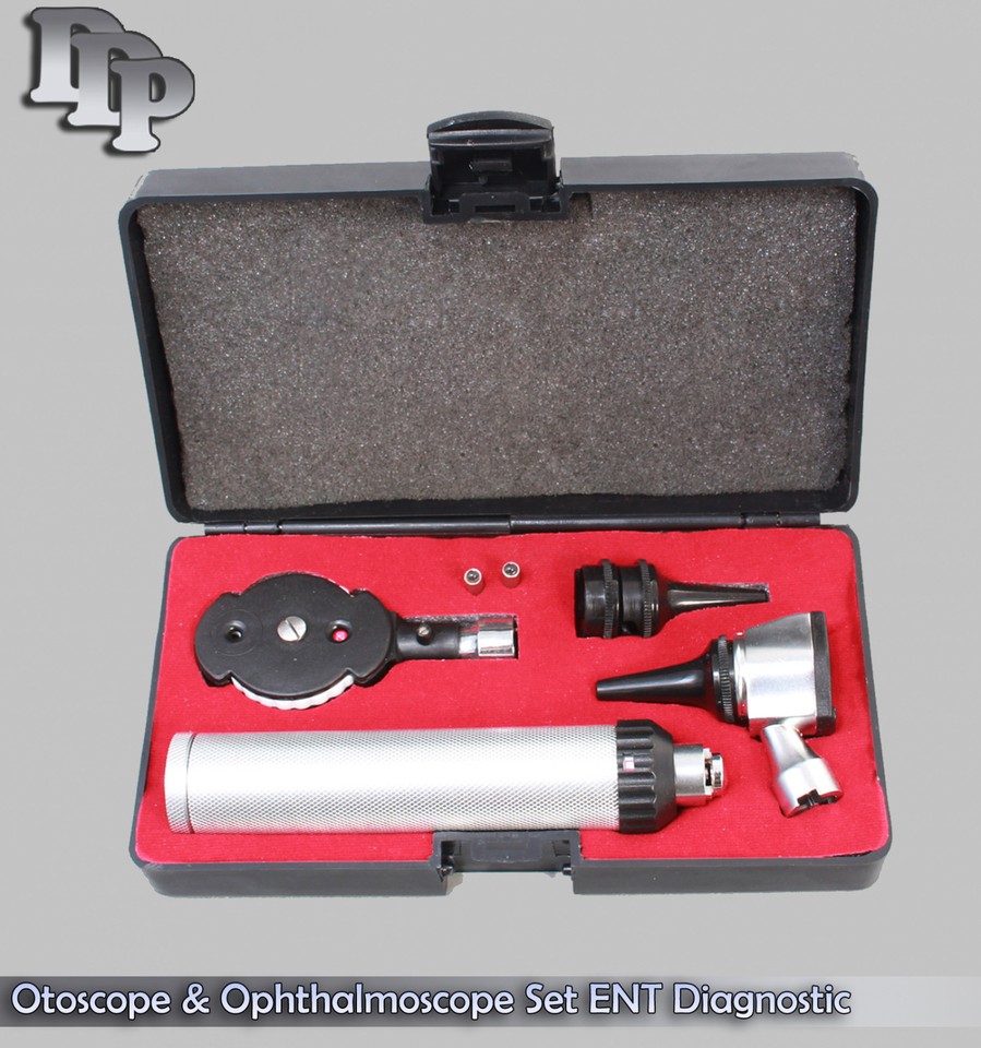 Professional Physician OPHTHALMOSCOPE OTOSCOPE DIAGNOSTIC SET and 2 ...