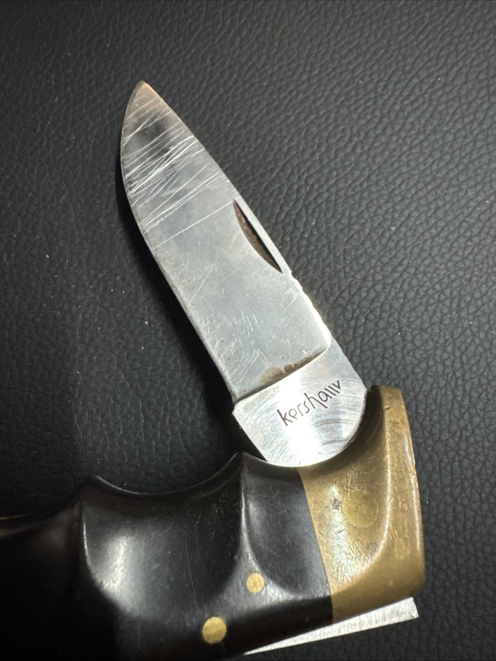 KERSHAW Folding Field Knife Japan 1050- READ- DOES NOT LOCK OUT | eBay