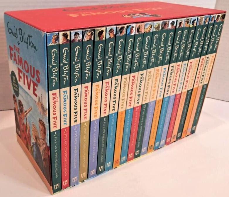 21 Paperback Boxed Set of The Famous Five Book Collection by Enid ...