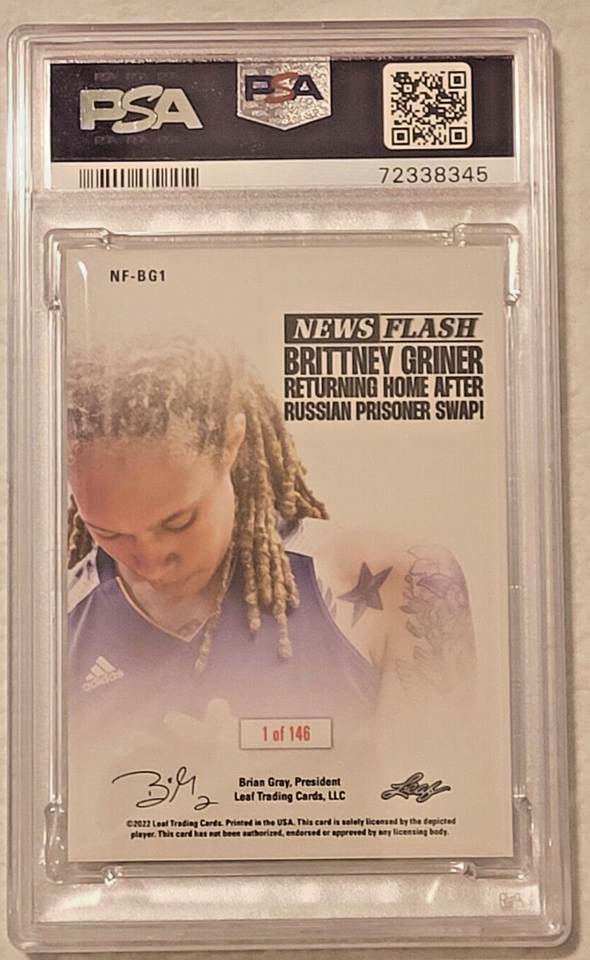 POP 1! 2022 Leaf News Flash Brittney Griner Home After Prisoner Swap ...