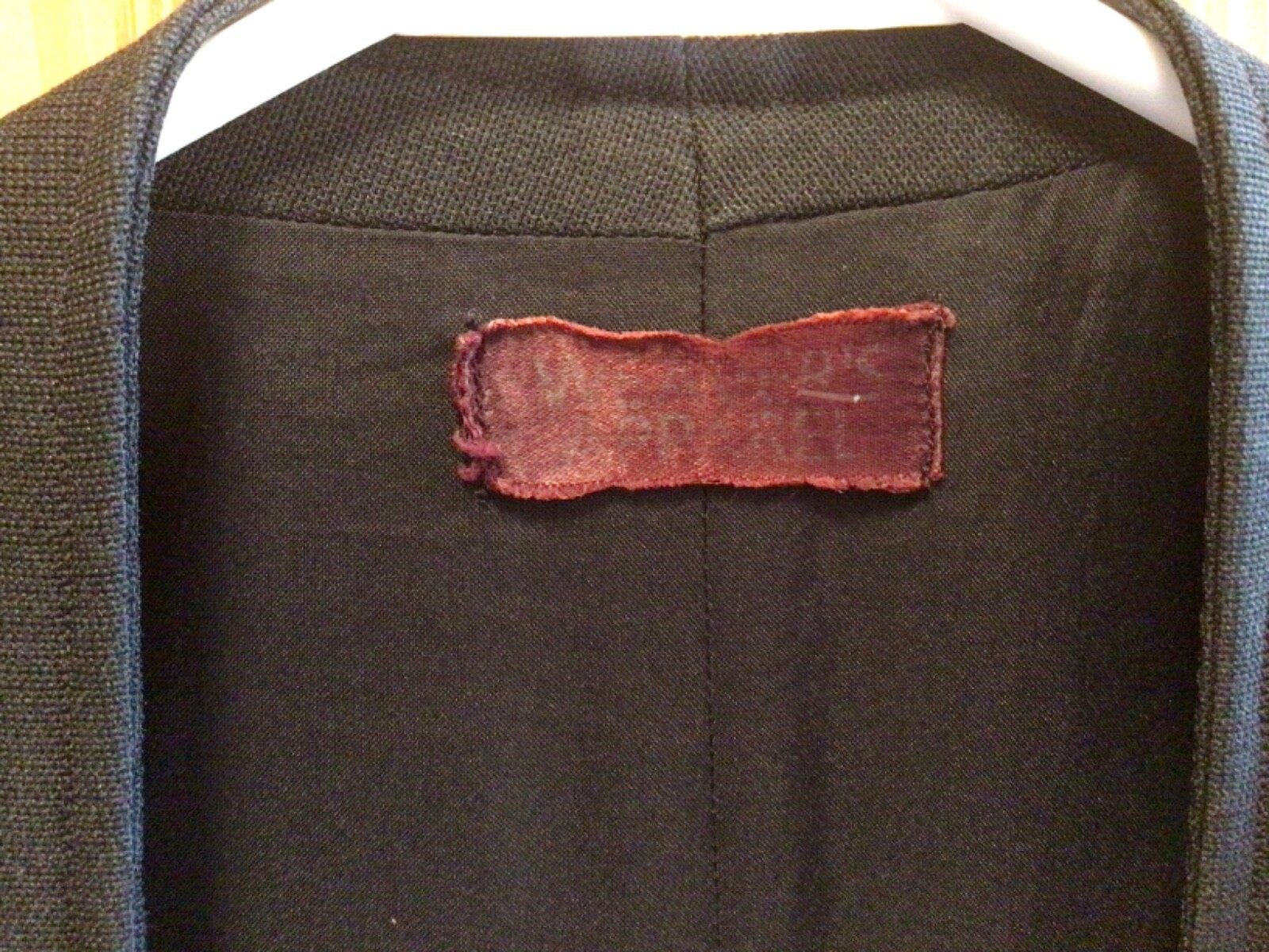 Weaver's Apparel Men's Black Suit Coat C41 & Vest C44 EUC Plain ...