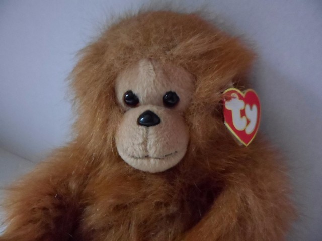 Ty Beanie Babies Buddy Retired 1994 10" Tango Monkey RARE Plush Stuffed ...