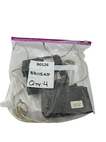 (12) Eaton BR115AF And (2) Br120af Single Pole 15A Arc-Fault Circuit ...