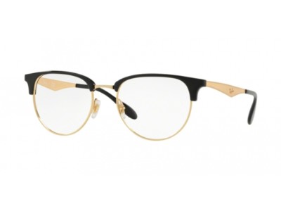 Glasses Spectacles frame Ray Ban RX6396 black gold metal 5784 | eBay