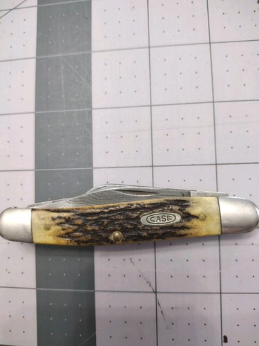 Vintage Case 5347 Damascus 3 Blade Stockman Knife Stag Scales USA | eBay