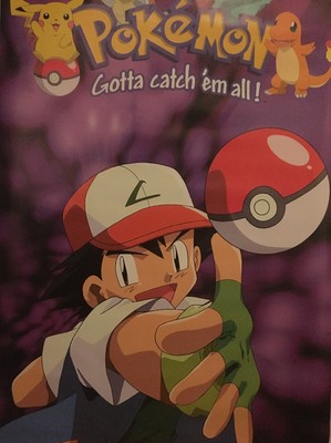 Pokémon Got To Catch 'em All Vintage Poster 1998 Trading Card ...