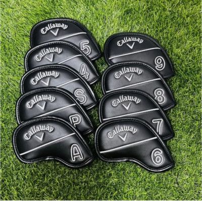 9PCS Golf Iron Headcovers for Callaway Club Head Covers Caps 4-9 PAS ...