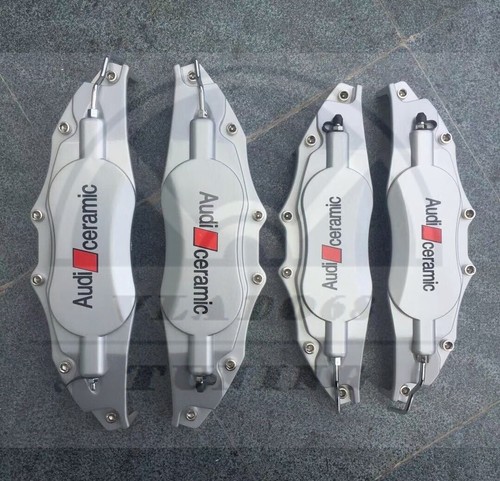 Silver Brake Caliper Covers audi Ceramic s line A1 sportback A2 A3 A4 ...