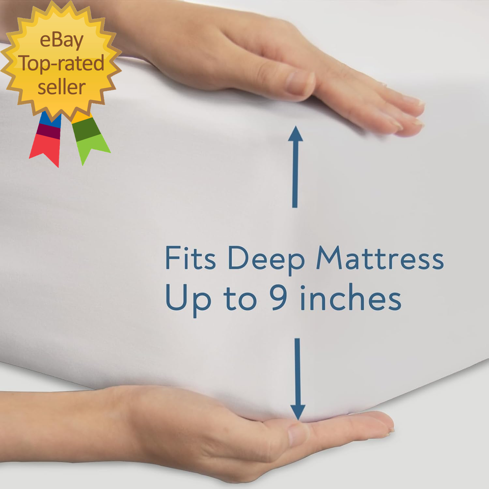 2 Pack Hospital Bed Sheets 36" X 80" X 9", Hospital Bed Fitted Sheets ...