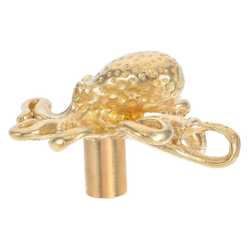 Vintage Octopus Brass Door Handles Marine Animal Decorative Cabinet ...