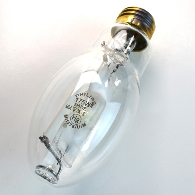 Philips 31358-5 2-Pack 4000K MH175/U/M 175-Watt Metal Halide HID Light ...