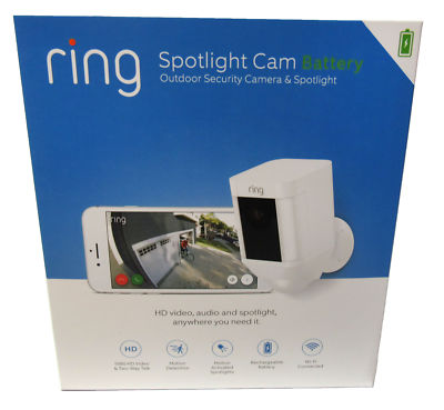 Ring Spotlight Cam HD Security Camera with Live View & Night Vision in ...