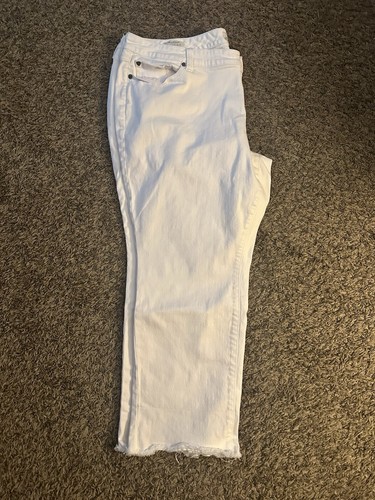 TORRID SIZE 24 white CAPRIS | eBay