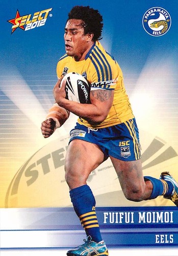 2012 PARRAMATTA EELS NRL Card FUIFUI MOIMOI | eBay Australia