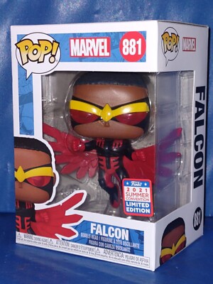 MARVEL 2021 SUMMER EXCLUSIVE FALCON FUNKO POP VINYL FIGURE #881 | eBay