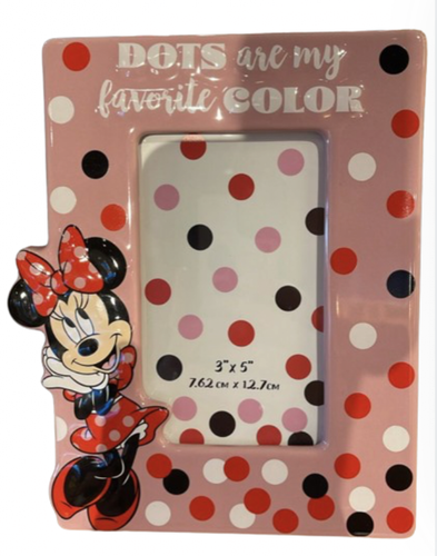 Disney Parcs Minnie Mouse à Pois Sont Mon Favoris Couleur 3X5 Cadre ...
