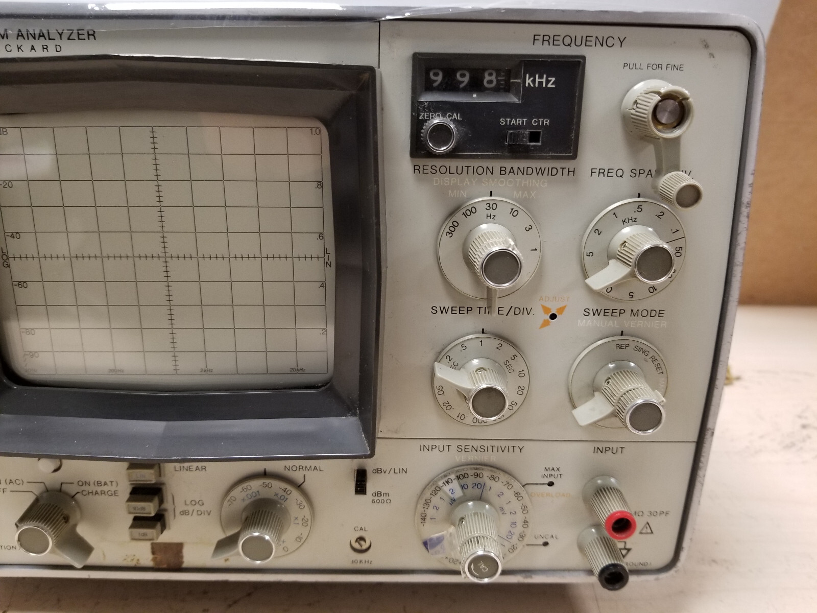 HP Hewlett Packard 3580A Spectrum Analyzer #J1737 | eBay