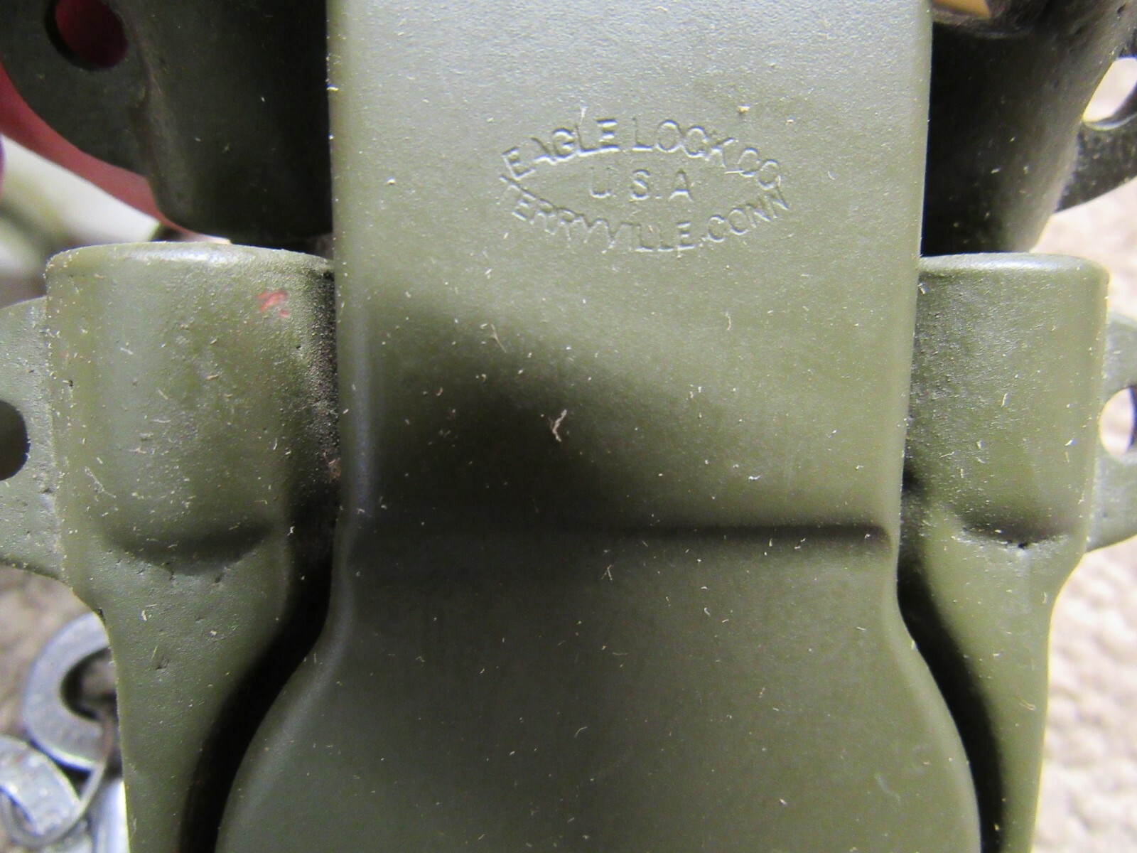 WW2 US Military Trunk Footlocker Lock W/ All Hardware 1943 Eagle Lock ...