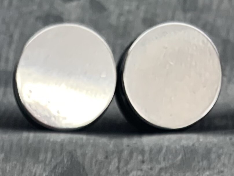 PAIR 316L Surgical Steel Bullet Flat Head Plugs Tunnels Gauges Body ...